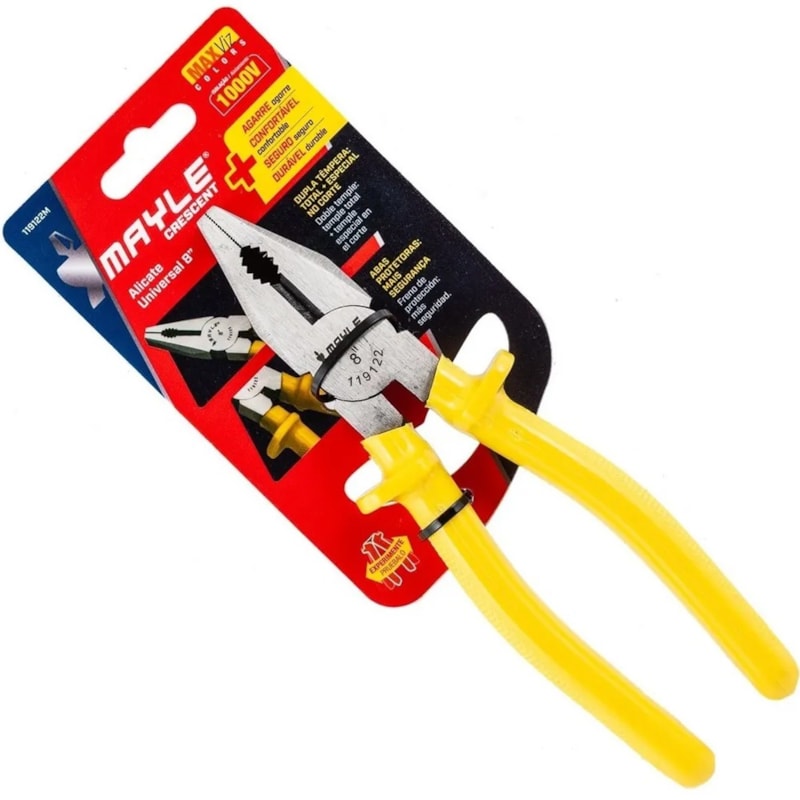 ALICATE UNIVERSAL 8" ISOLADO 1000V 119122M - MAYLE - HBR Flex