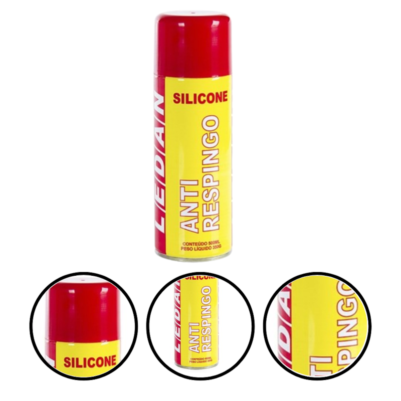 ANTIRRESPINGO DE SOLDA SPRAY C/ SILICONE - 003540 LEDAN - HBR Flex