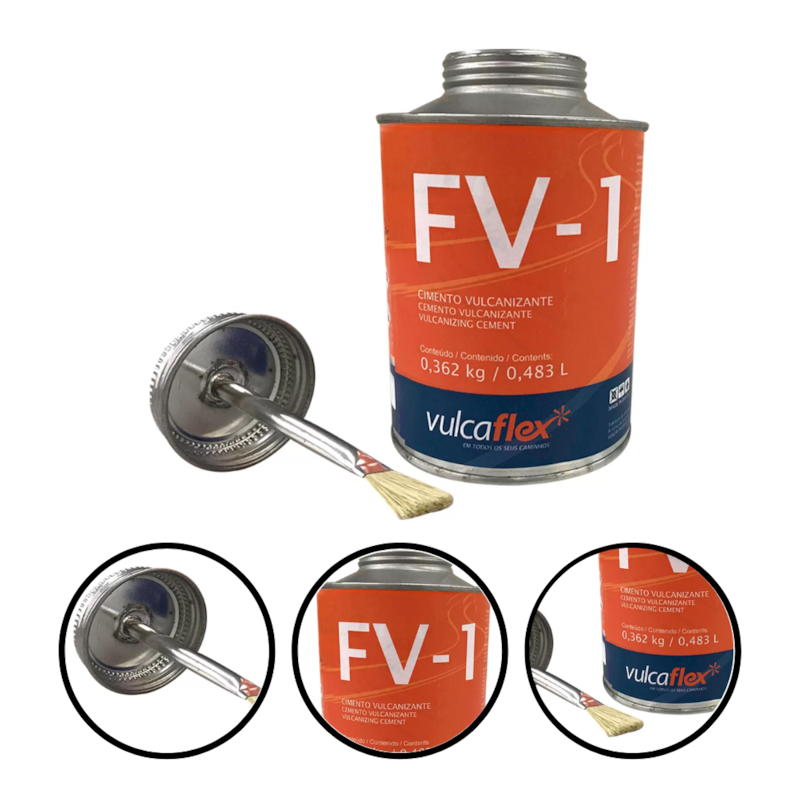 CIMENTO FV-1 362G LATA - 1340 VULCAFLEX - HBR Flex