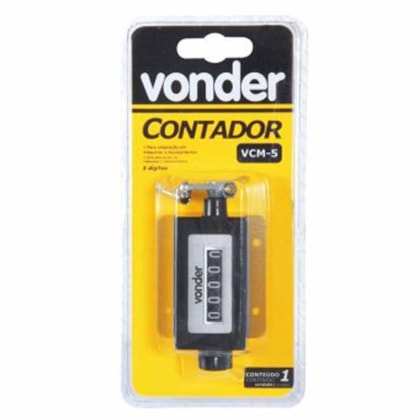 Contador Manual 5 Digitos Vonder VCM 5 - 3868500000 - HBR Flex