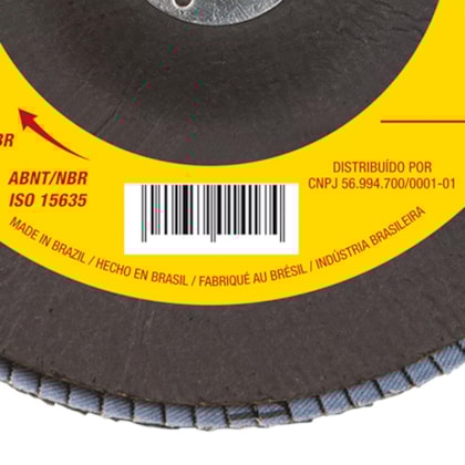 DISCO FLAP FIBRA DE VIDRO CÔNICO 115 X 22,23MM G-40 - FDS115-40FC ...