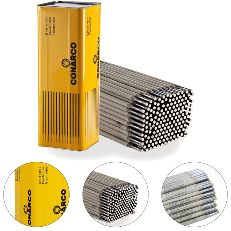 ELETRODO DE SOLDA 6013 2,5MM X 350MM CONARCO A13 1KG - 000000000000300283 ESAB - HBR Flex