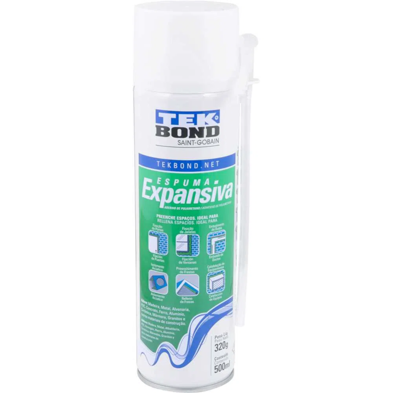 ESPUMA EXPANSIVA DE PU 320G/500ML - 21101005900 TEKBOND - HBR Flex
