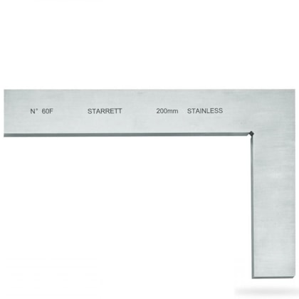ESQUADRO DE PRECISÃO S/ FIO E S/ BASE 150 X 100MM - 60F-150 STARRETT ...