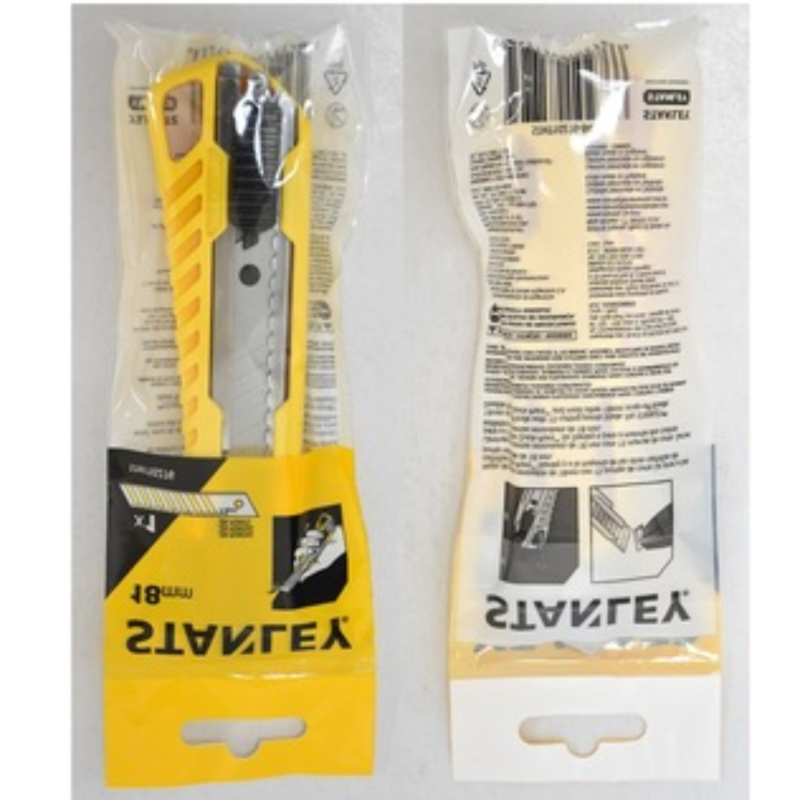 ESTILETE RETRÁTIL COM TRAVA AUTOMÁTICA - STANLEY - HBR Flex
