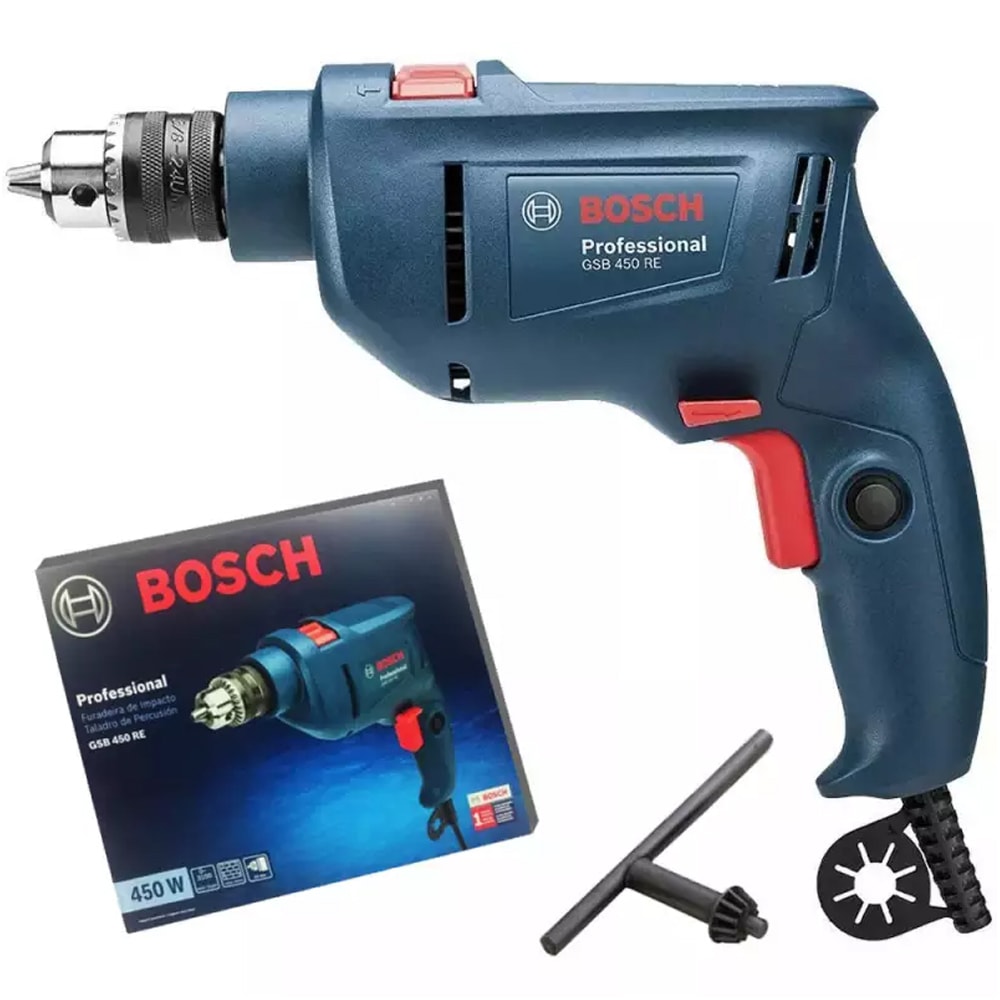 FURADEIRA DE IMPACTO 450W GSB 450 RE BOSCH HBR Flex