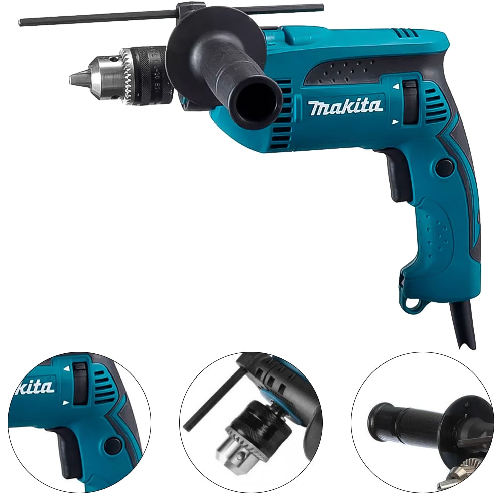 FURADEIRA DE IMPACTO 760W 16MM 5 8 HP1640 MAKITA HBR Flex