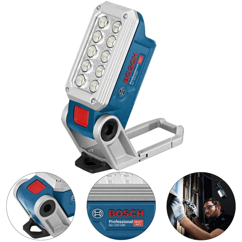 LANTERNA A BATERIA GLI 12V-330 (SEM BATERIA) - 06014A0000 BOSCH - HBR Flex