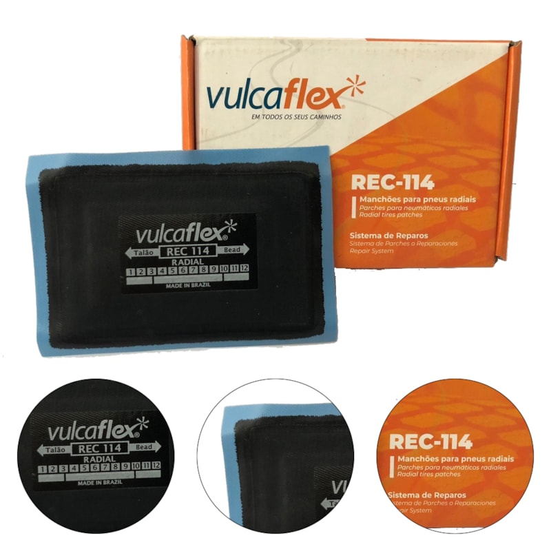 MANCHÃO REC-114 85 X 130MM - 2072 VULCAFLEX - HBR Flex