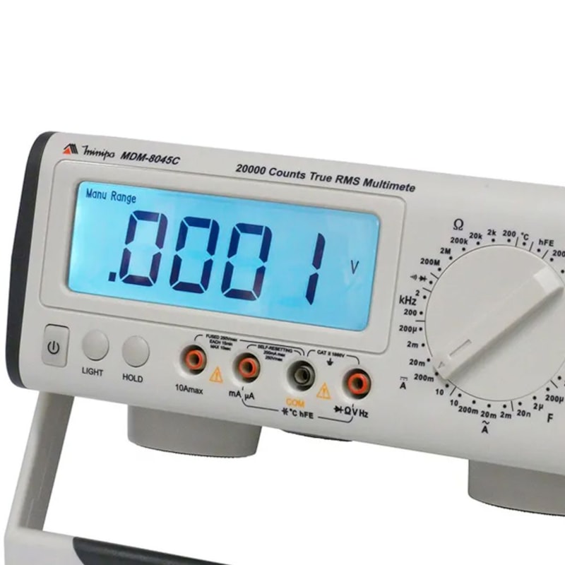 MULTIMETRO DE BANCADA 2000 CONTAGENS - MDM-8045C MINIPA - HBR Flex