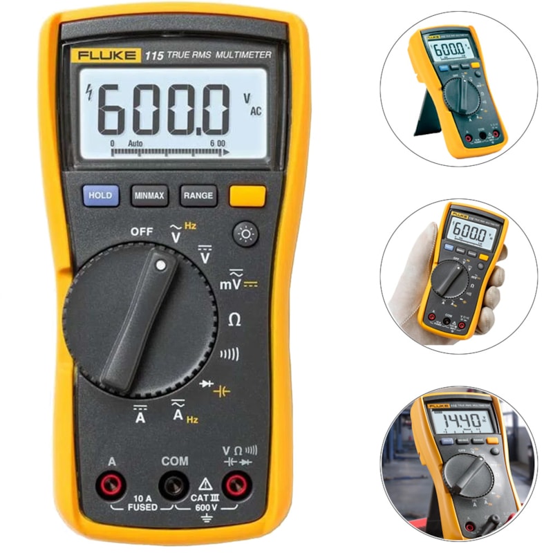 MULTÍMETRO DIGITAL PORTÁTIL TRUE RMS CAT III 115 - 4228698 FLUKE - HBR Flex