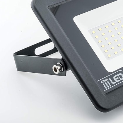 REFLETOR LED 50W 6500K PRETO BIVOLT FX - LED38.22 FOXLUX - HBR Flex