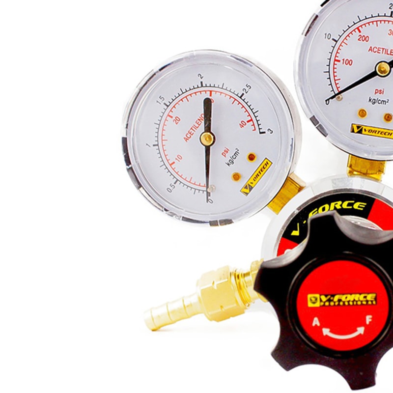 REGULADOR ACETILENO VF-2 V-FORCE - 1501200200001 VORTECH - HBR Flex