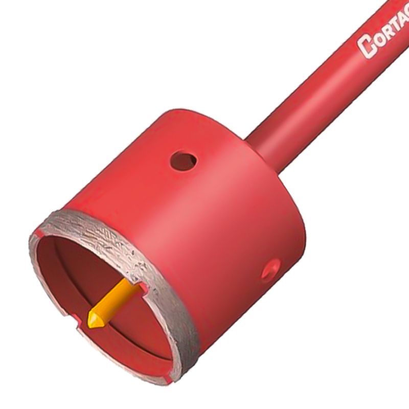 SERRA COPO DIAMANTADA COM GUIA PARA ALVENARIA 60MM - 61423 CORTAG - HBR ...