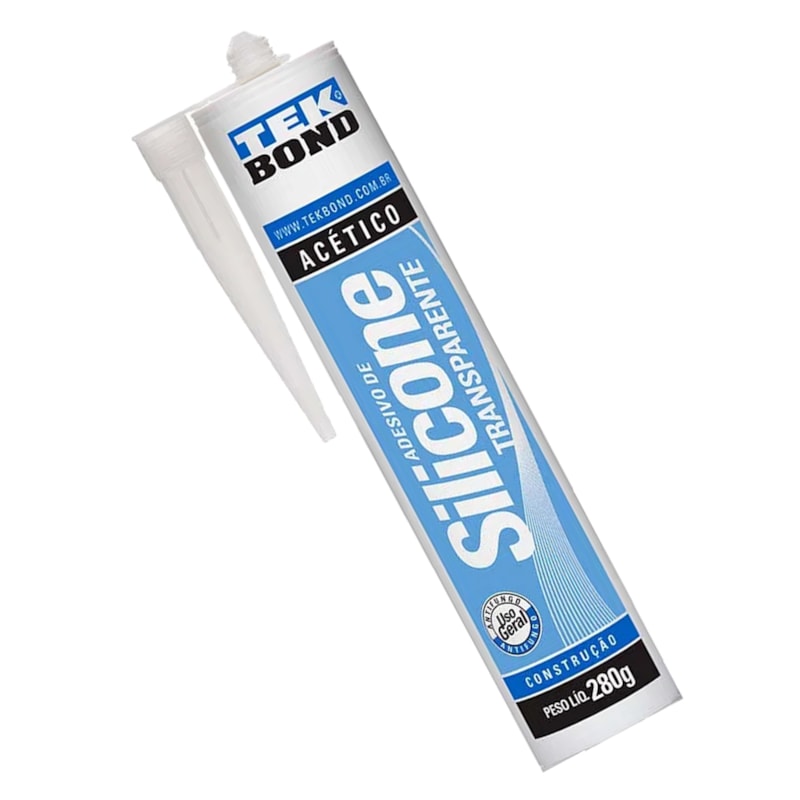SILICONE ACÉTICO INCOLOR PARA VEDAÇÃO 280G - 22034002000 TEKBOND - HBR Flex