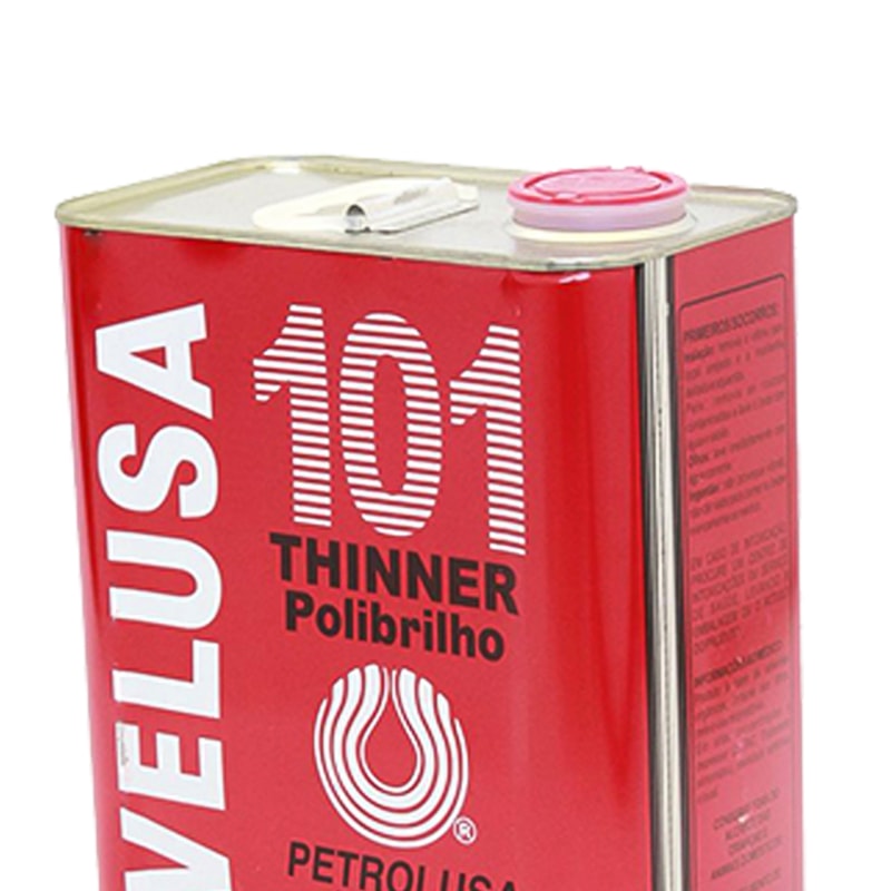 SOLVENTE SOLVELUSA THINNER 101 LATA DE 5 L - 101.10 PETROLUSA - HBR Flex