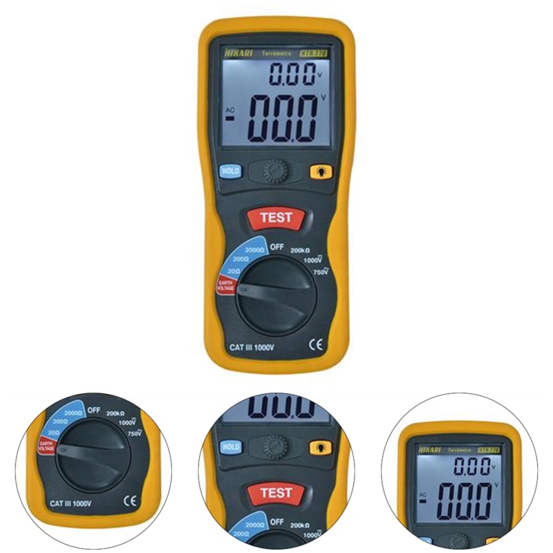 TERROMETRO DIGITAL HTR-770 - 21N073 HIKARI - HBR Flex
