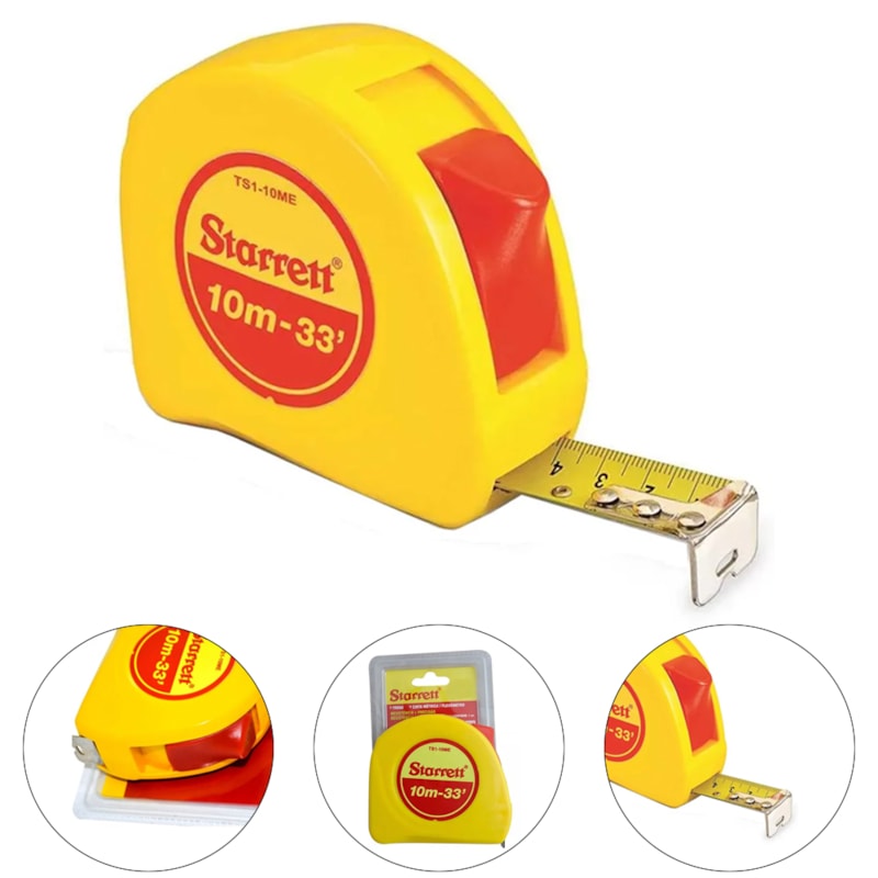 TRENA DE BOLSO STARRETT 10M/33" - KTS1-10ME-S STARRETT - HBR Flex