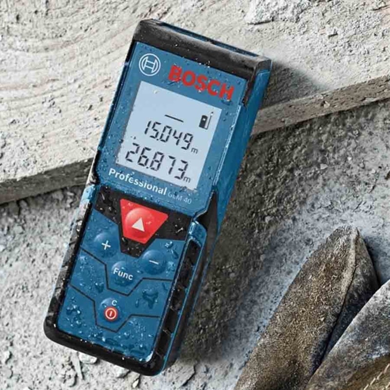 Trena Laser de Distâncias Profissional Bosch - GLM 40 - 0601072900 ...